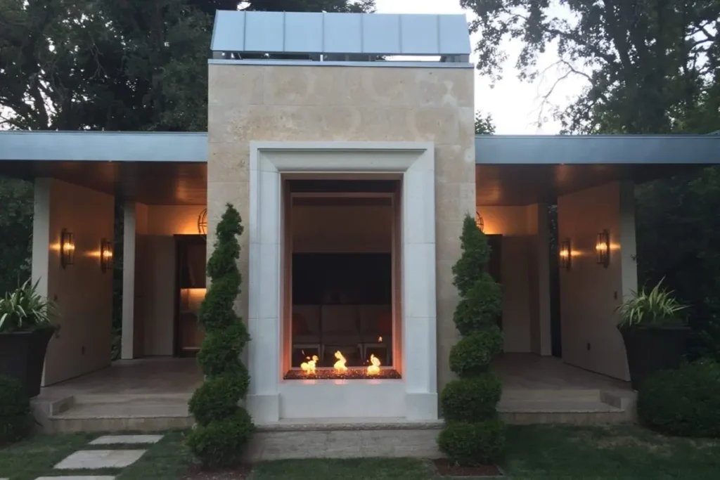 Outdoor Fireplace Design: Fire That Expands the Possibilities of ...